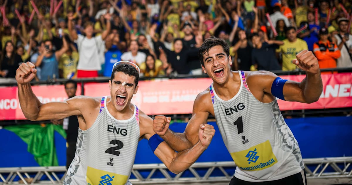 Beach Volleyball: Javier Bello and Joaquin Bello become first British ...