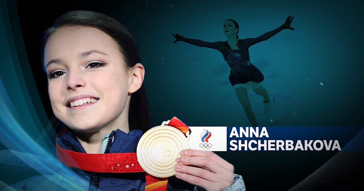 アンナ・シェルバコワ : 北京2022 メダル獲得の瞬間 フィギュアスケート