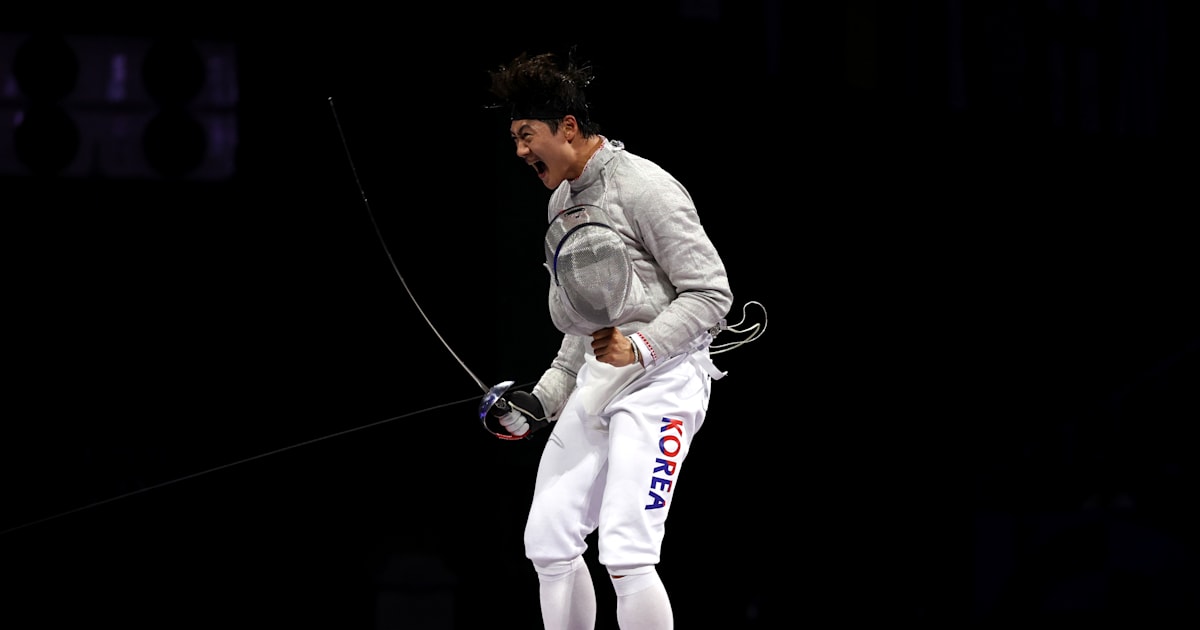 Fencing: Republic of Korea's Olympic champion Oh Sanguk wins his first ...