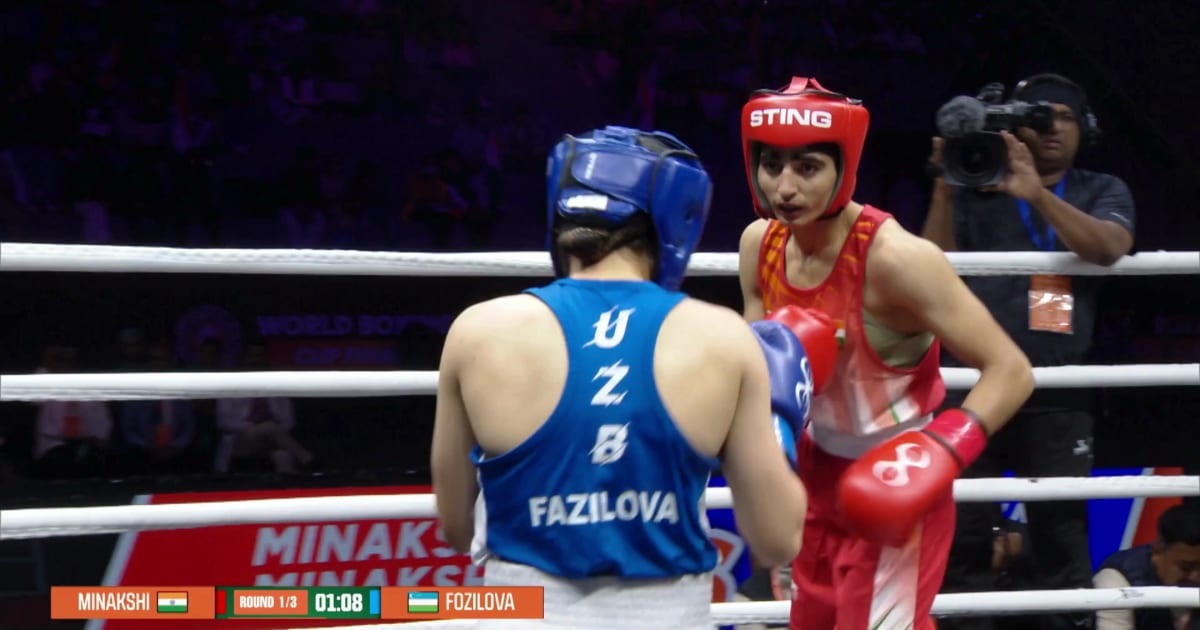 Minakshi Hooda strikes gold | World Boxing Cup Finals 2025 highlights