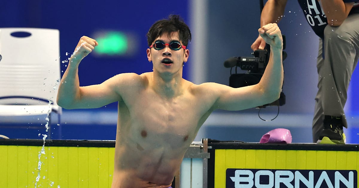 Asian Games 2023: Pan Zhanle rewrites own Asian record to win men's ...