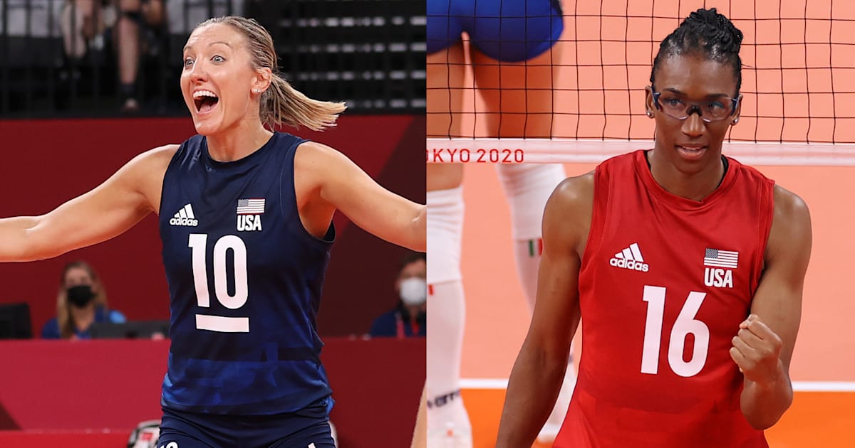 Jordan Larson and Foluke Akinradewo: Road to Olympic voileyball gold at ...