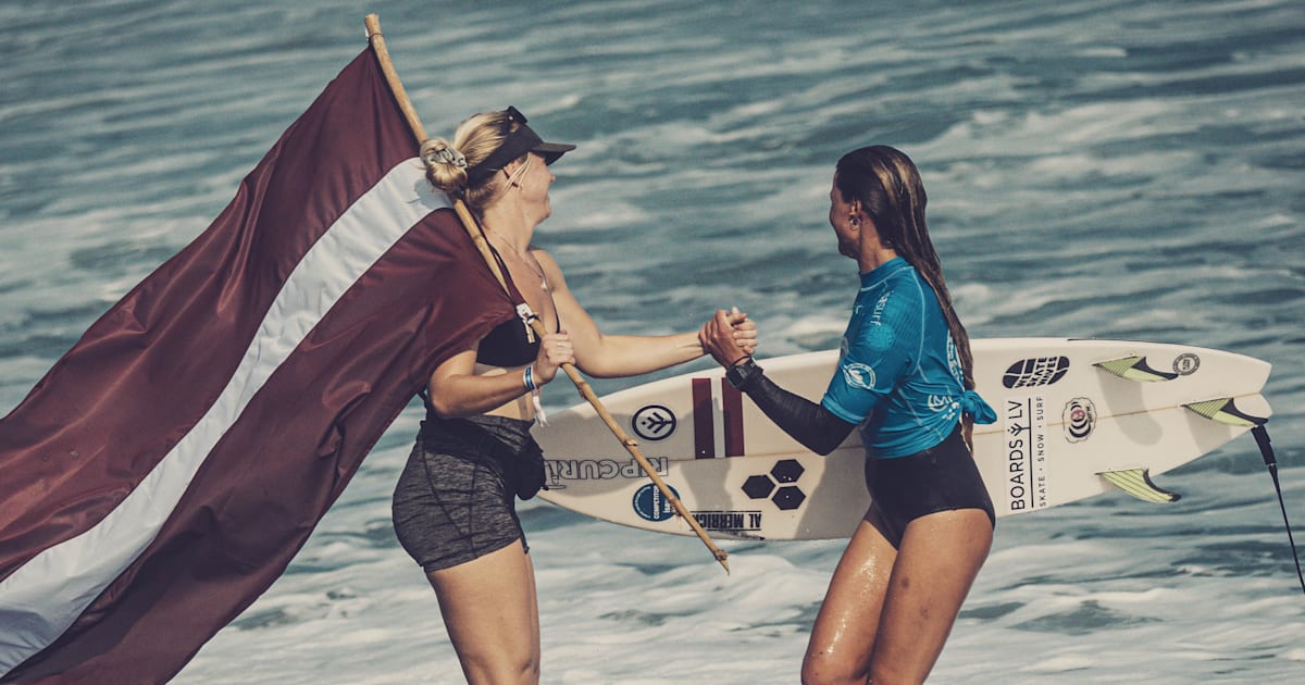 Olympic Day 2024: Surfing late bloomers on catching a wave while ...
