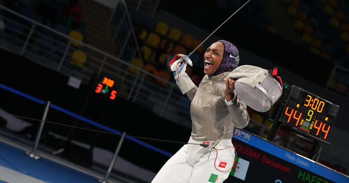 Fencing | Sabre World Cup in Algiers: the emotional journey of Saoussen ...