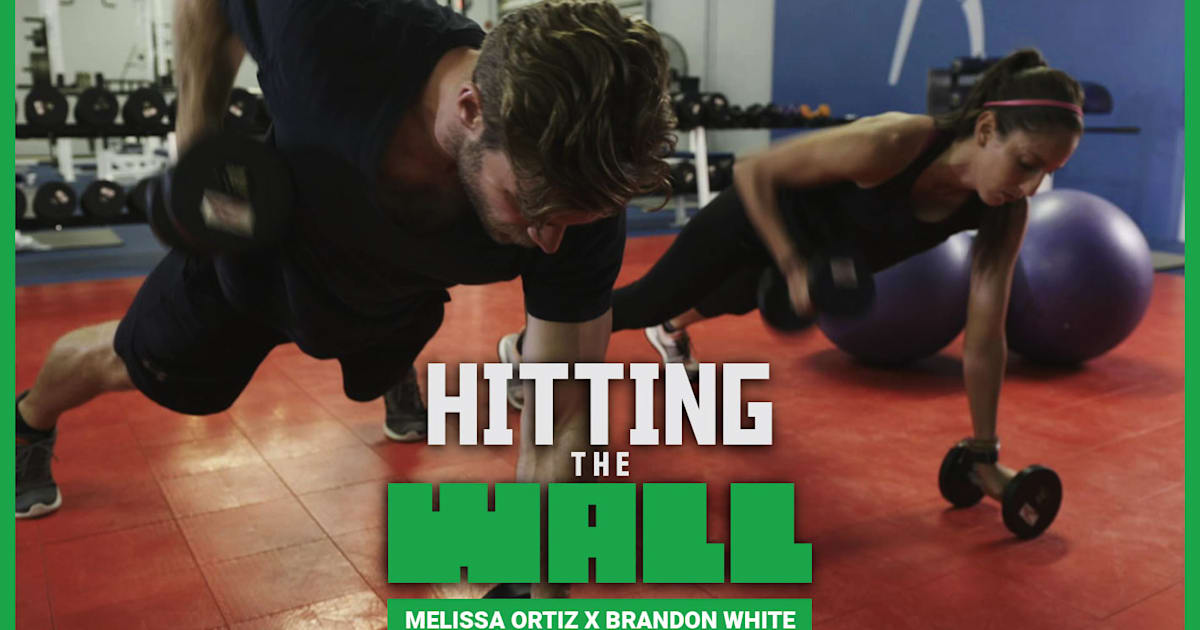 Buff Dude @Brandon_Myles tackles Melissa Ortiz’s soccer workout