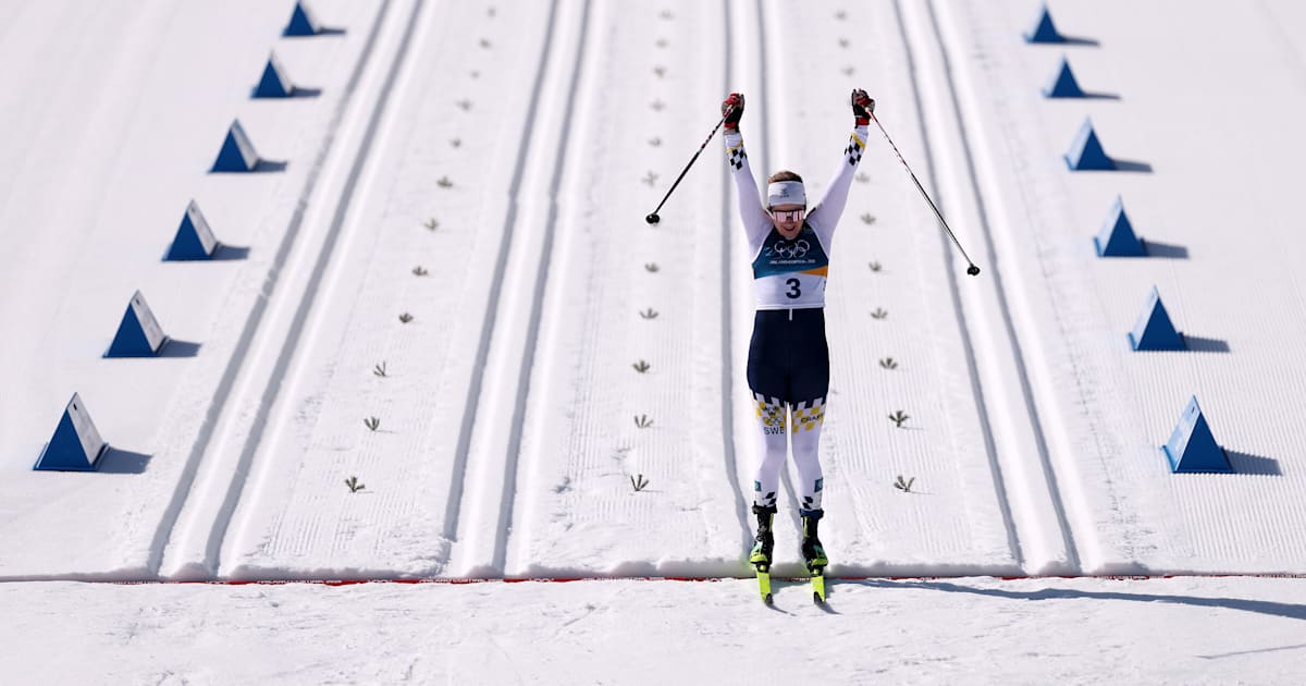 Winter Olympics 2026: Ebba Andersson wins cross-country skiing 50km ...