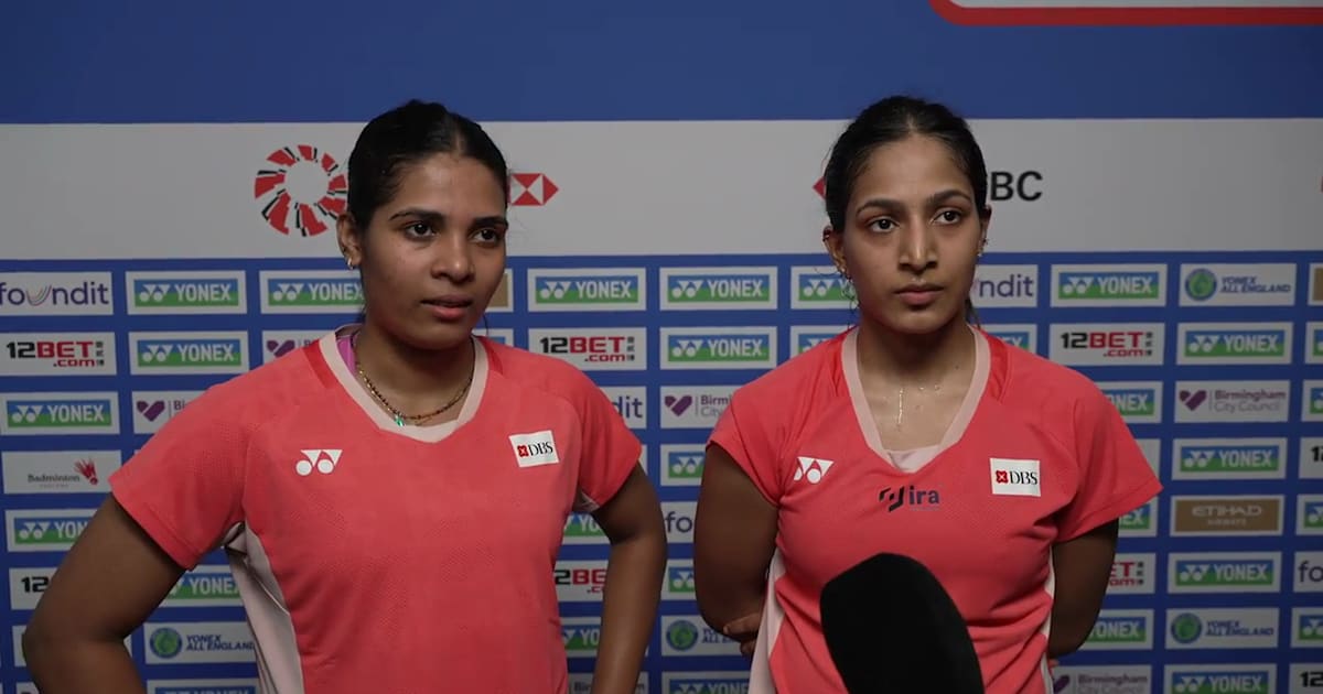 Watch | Treesa Jolly and Gayatri Gopichand react on making All England ...