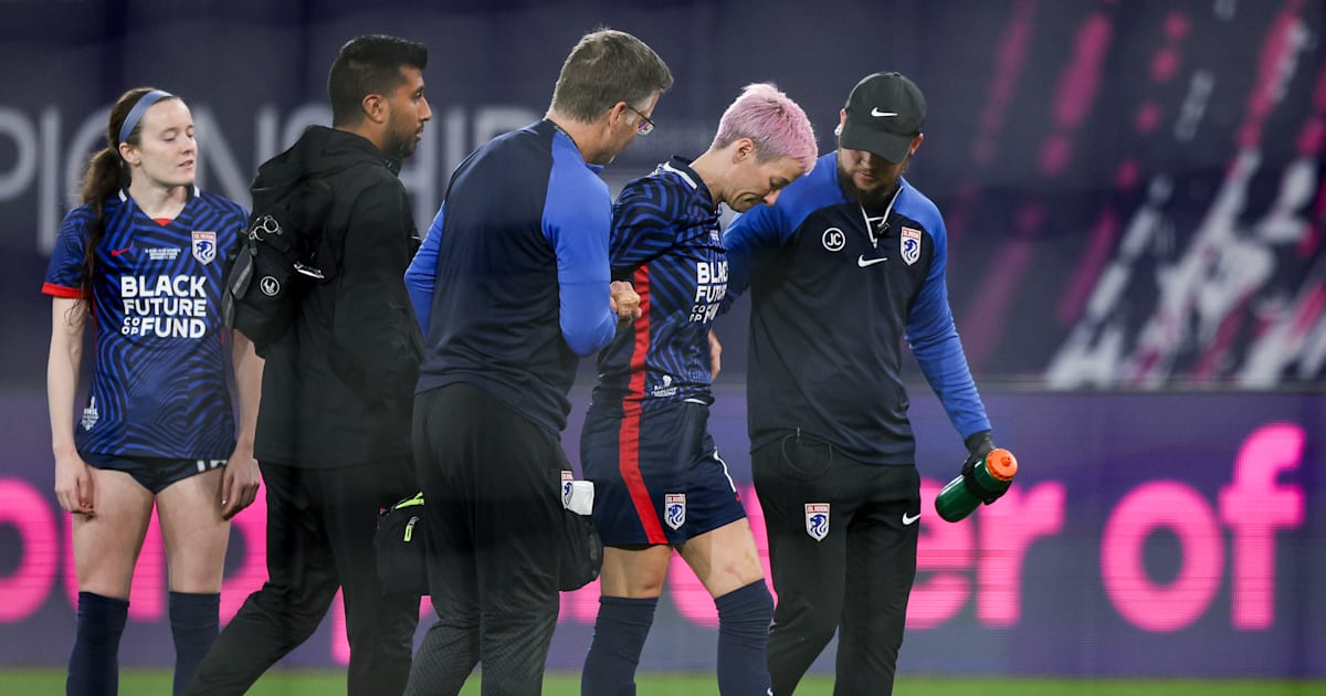 NWSL Final 2023: Megan Rapinoe limps off early in final game as her OL ...