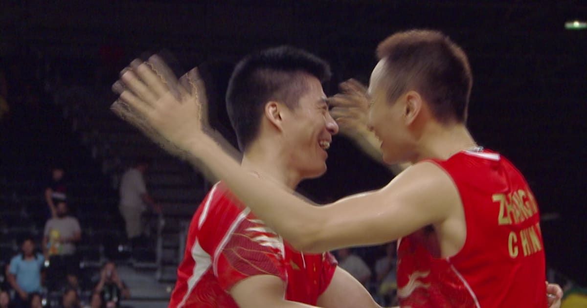 China defeat Malaysia for badminton men’s doubles gold