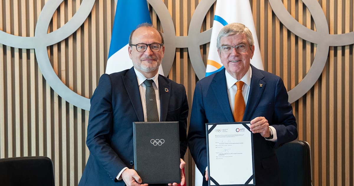 IOC and AFD join forces to improve young people’s future through sport