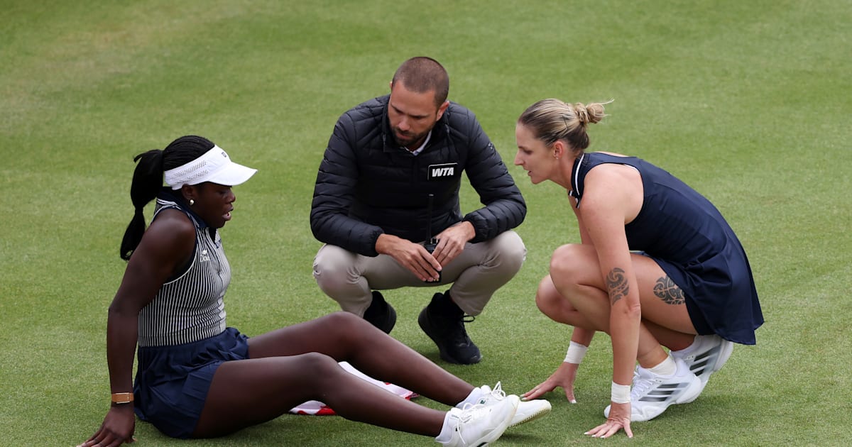 Tennis: Victoria Mboko withdraws from singles after slip at Queen’s