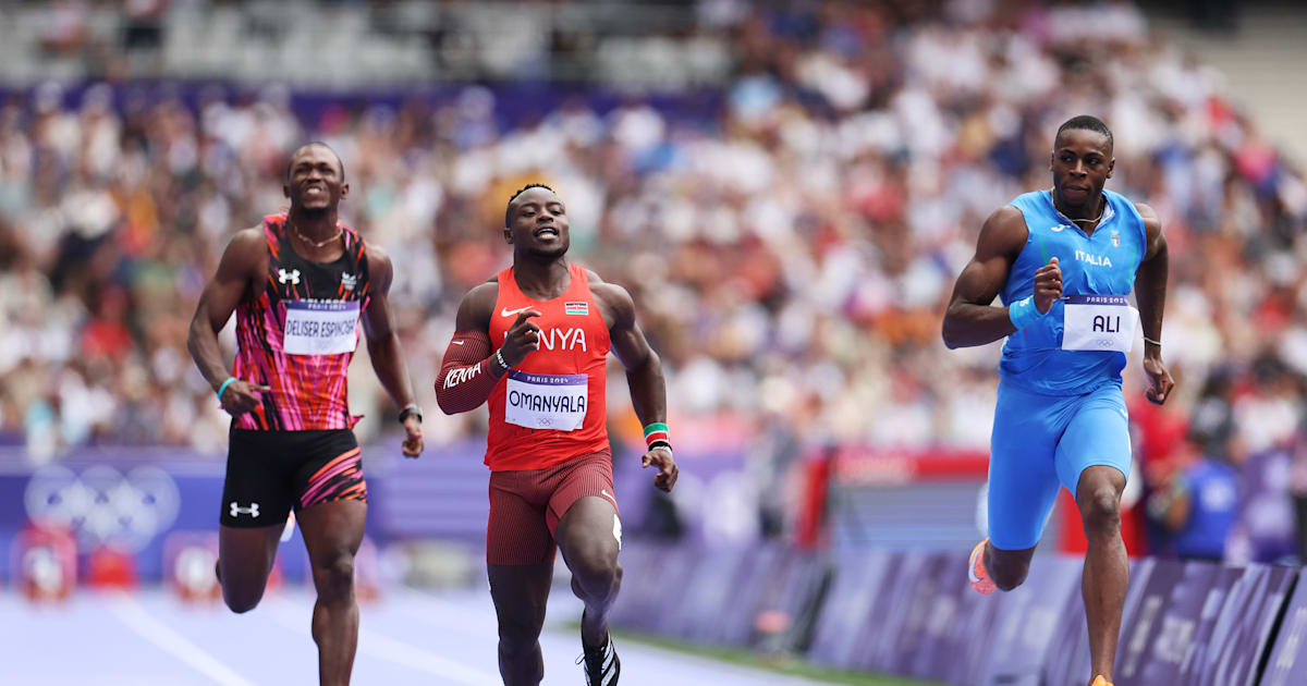 Chituru Ali in semifinale nei 100 metri delle Olimpiadi di Parigi 2024 ...