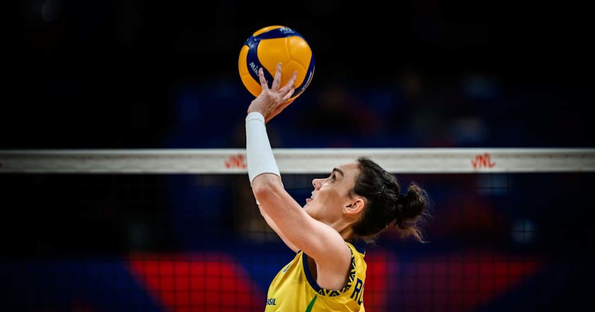 Brasil x Polônia na VNL Feminina 2025: horário e onde assistir