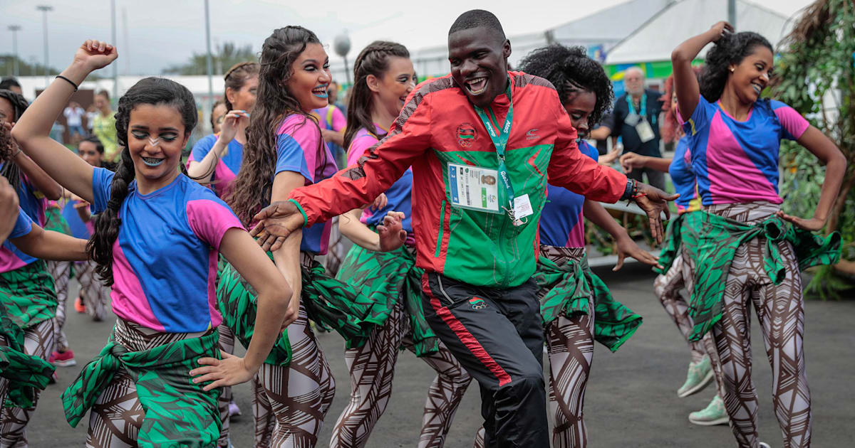 'Greatest dancer at the Games' gets party started at Olympic Village ...