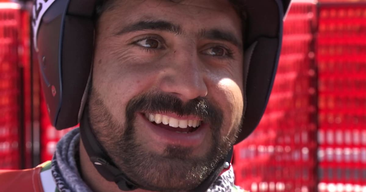 "I did my best" - Pakistani alpine skier Karim happy after giant slalom run