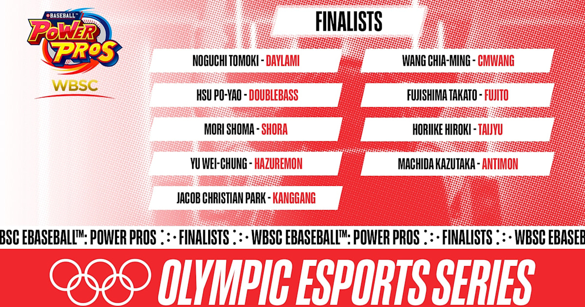Olympic Esports Finals 2023: WBSC eBaseball™: POWER PROS finalists ...