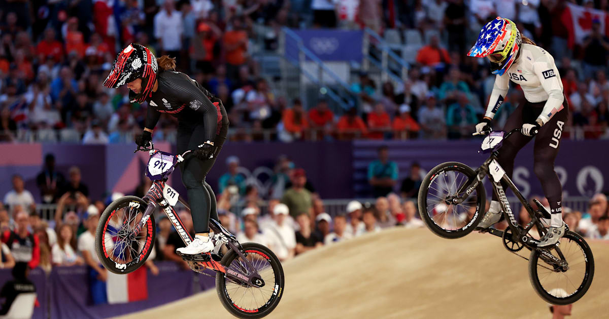 Women's Semifinals Run 3 | Cycling BMX Racing | Olympic Games Paris 2024