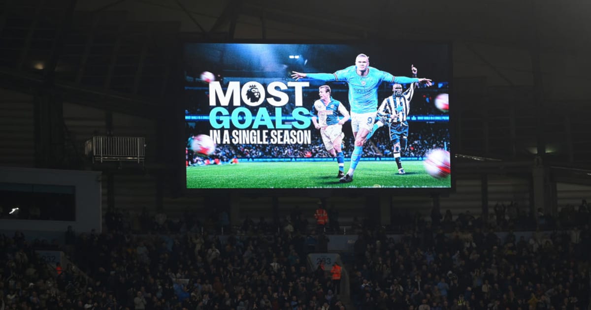 Most goals in a Premier League season: Erling Haaland tops list