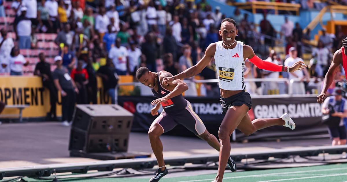 Alison dos Santos fatura os 400m na primeira etapa do Grand Slam Track 2025 de atletismo