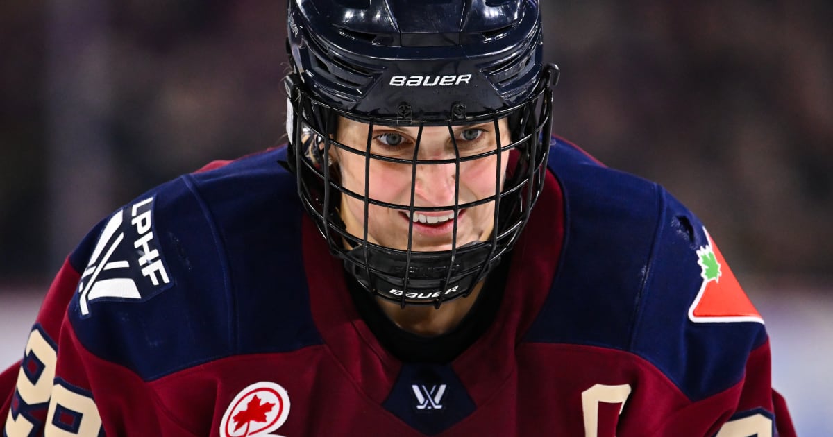 Marie-Philip Poulin first to reach 30-goal mark and 50 points in PWHL