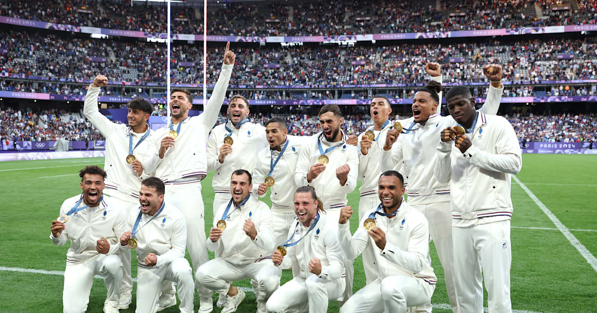 Gold for hosts France - Watch rugby sevens medal matches | Paris 2024 ...