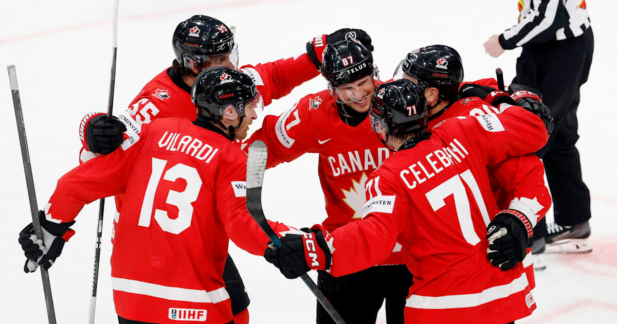 Men's 2026 IIHF Ice Hockey World Championship: Mark Scheifele hat-trick ...