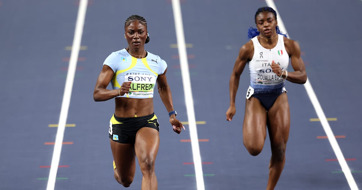 Olympic champion Julien Alfred powers to women's 100m win at Oslo ...