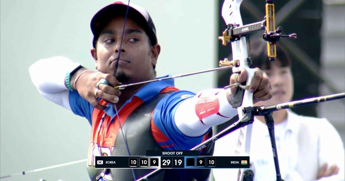 India shoot gold in men’s recurve team | Asian Archery Championships ...