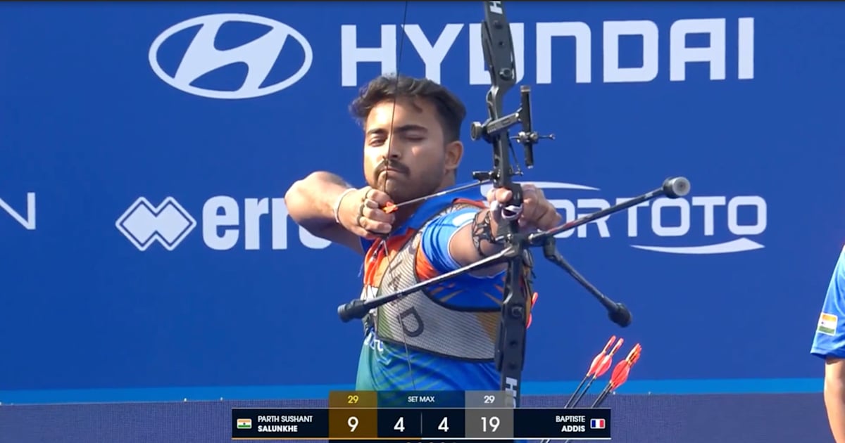 Parth Salunkhe wins men's recurve individual bronze medal | Archery World Cup 2025 Shanghai ...