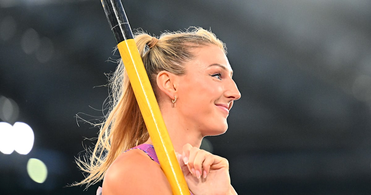 Molly Caudery tipped for Olympic pole vault success after setting ‘magical’ British record