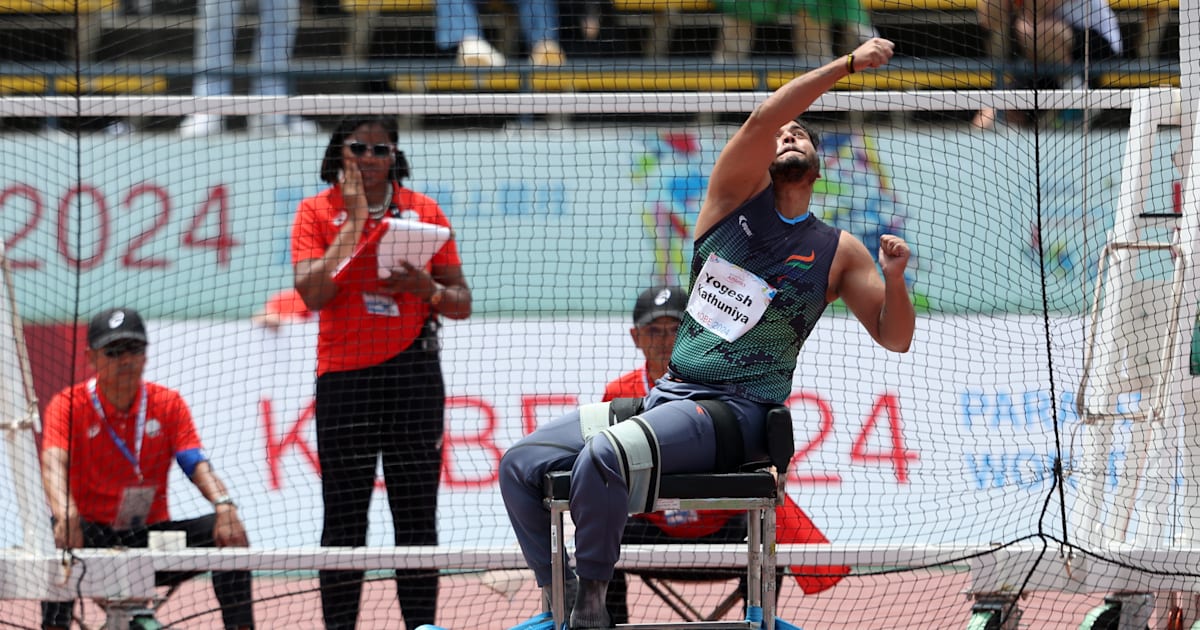 Paris 2024 Paralympics: Yogesh Kathuniya wins silver medal in discus throw