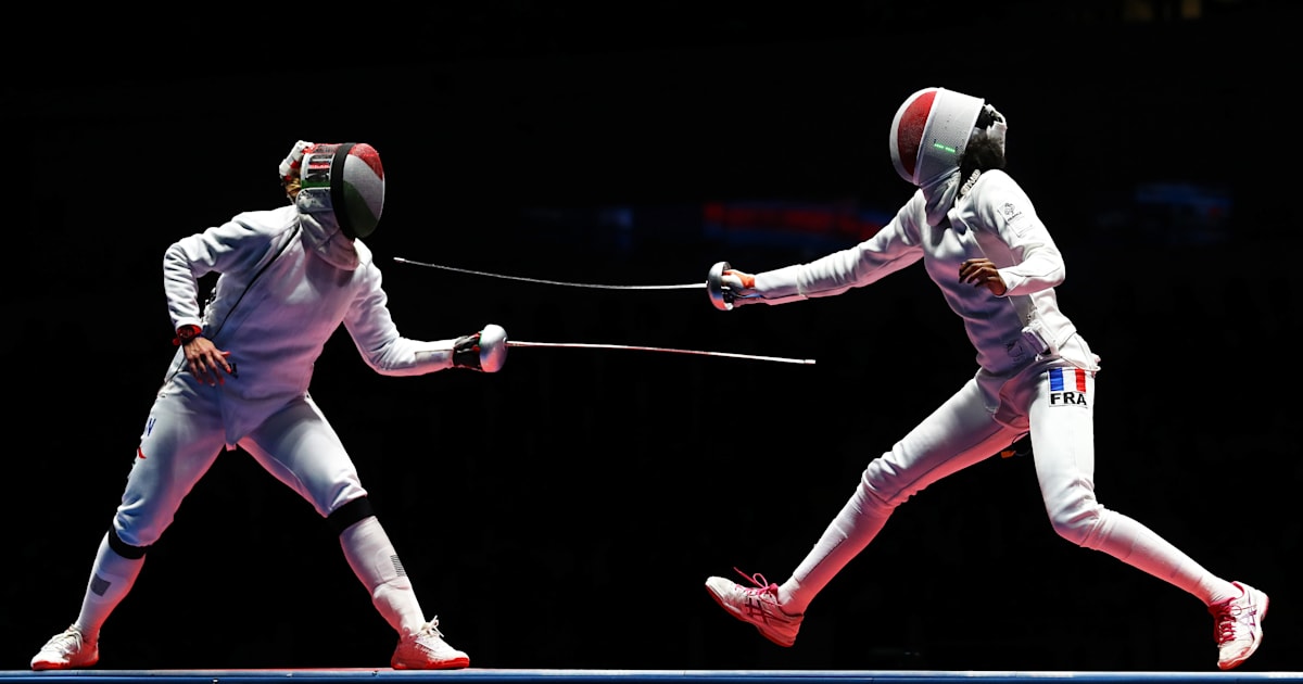 Kong (HKG) vs Differt (EST) - Semifinal individual de espada (F ...