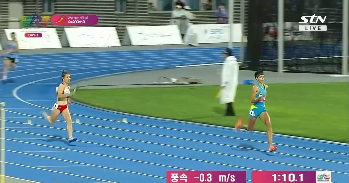 India win women’s 4x400m relay gold medal at Asian Athletics ...