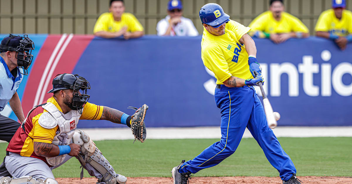 Jogos Pan-Americanos 2023: beisebol brasileiro surpreende e vence Venezuela