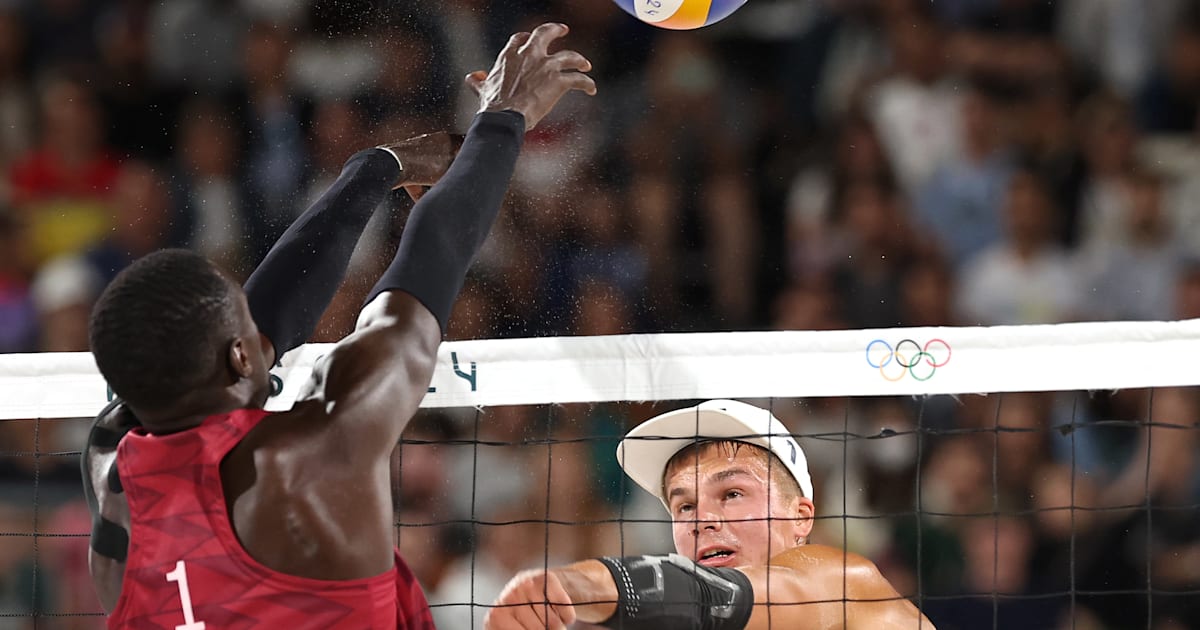 Cherif/Ahmed (QAT) v Partain/Benesh (USA) - Men's Quarterfinal | Beach Volleyball | Olympic ...