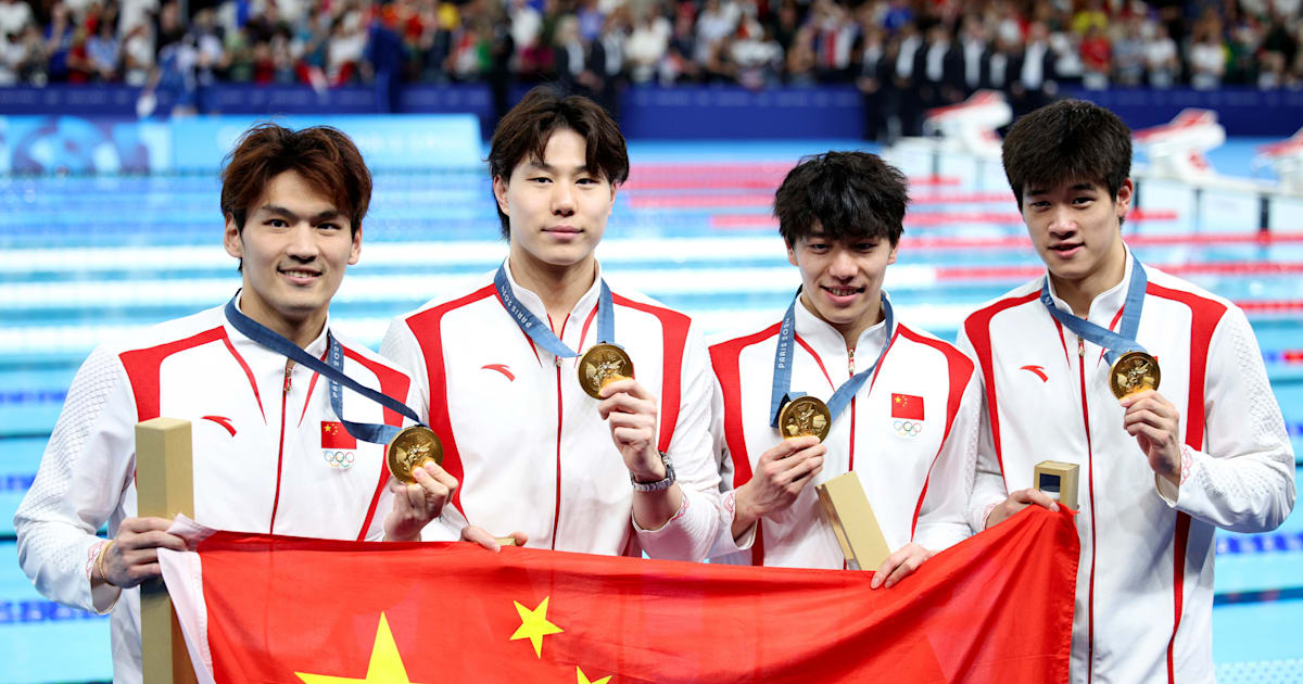People's Republic of China - Men's 4 x 100m Medley Relay | Gold Medal ...