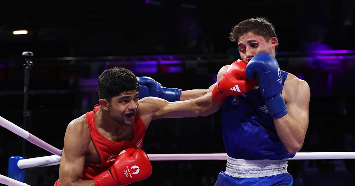 Nishant Dev loses to Marco Verde Alvarez in men's boxing 71kg at Paris ...