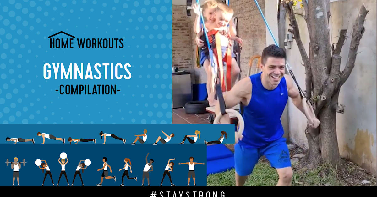 Home Workout with Gymnasts - Gymnasts stay strong at home