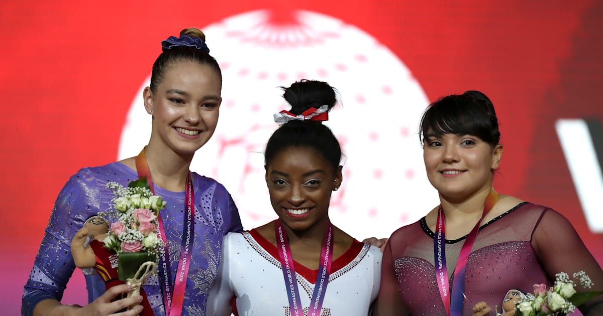 Simone Biles wins first World vault title in 2018