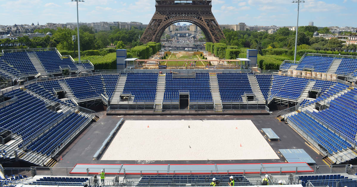 Paris 2024 : Stade Tour Eiffel, Arena Champ-de-Mars, Trocadéro ...