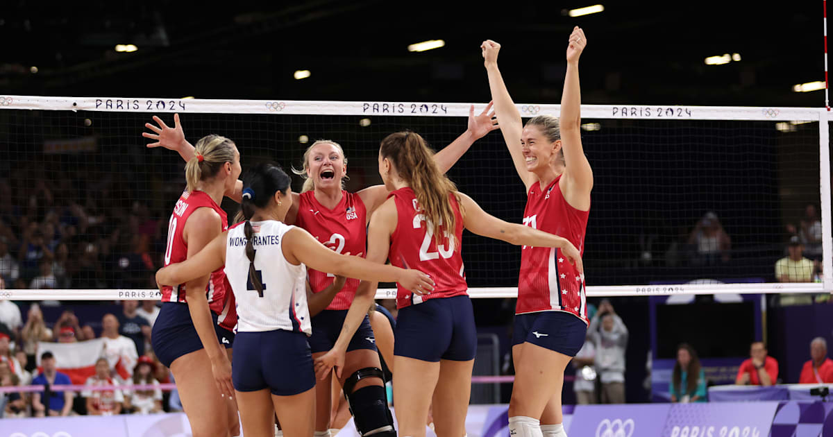 FRA-USA - Women's Preliminary Round | Volleyball | Olympic Games Paris 2024