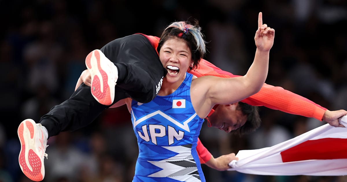 Paris 2024 wrestling: Kagami Yuka of Japan wins women’s freestyle 76kg gold medal