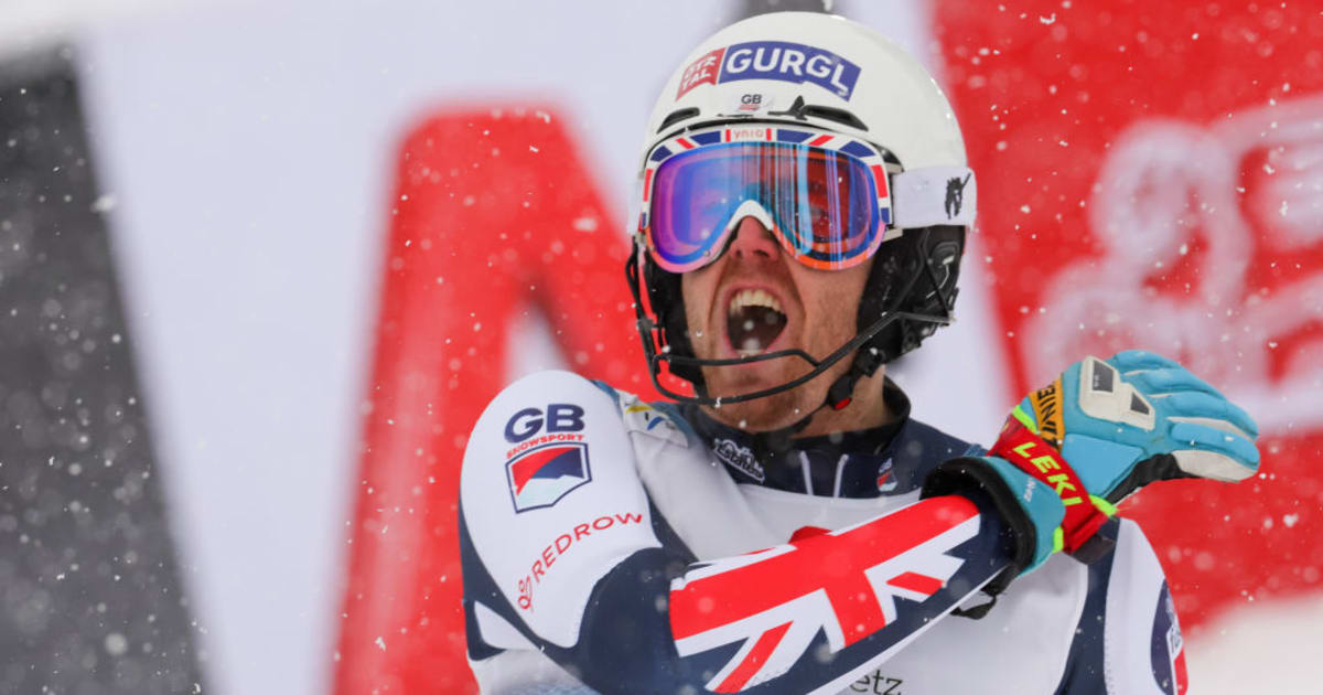 Dave Ryding wins Britain's first ever ski World Cup
