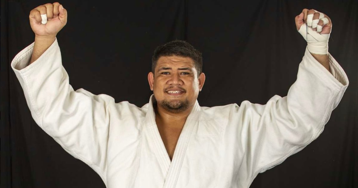 Derek Sua quiere inspirar a los próximos judocas de las islas del Pacífico