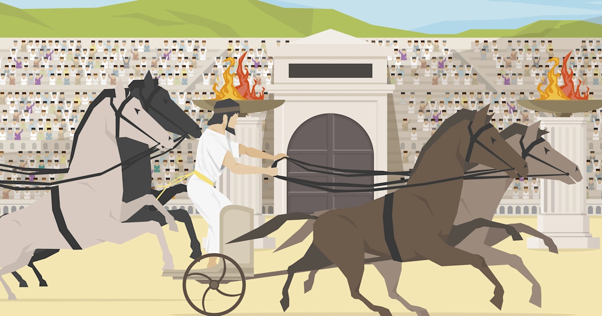Ancient Olympic Horse Racing