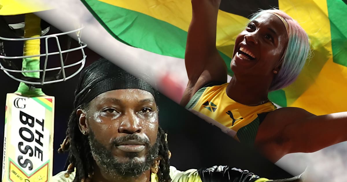 Chris Gayle Appreciation Society led by sprint queen Fraser-Pryce!