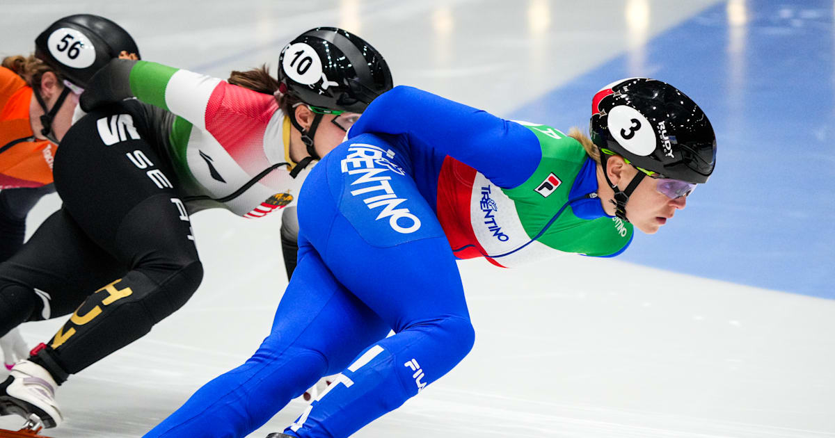 La squadra italiana di short track alle Olimpiadi di Pechino 2022