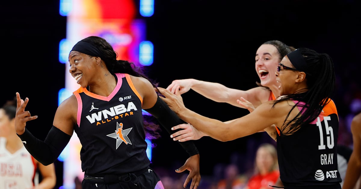 Team WNBA beats U.S. women's Olympic team in warm-up for Paris 2024