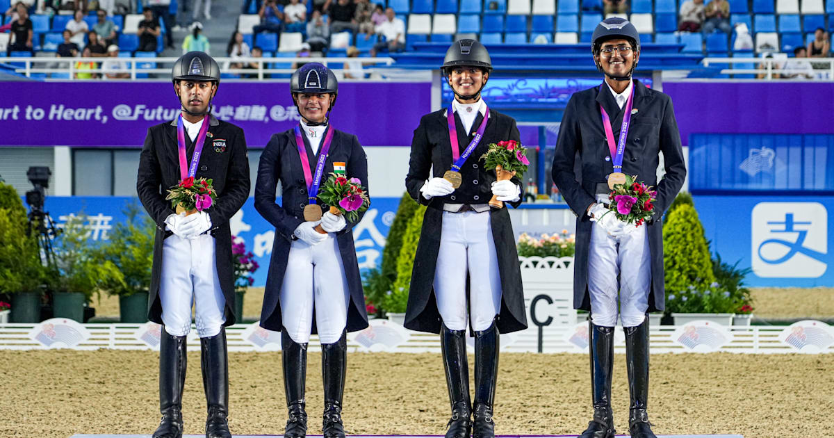 Asian Games 2023 equestrian: India’s dressage team wins gold medal
