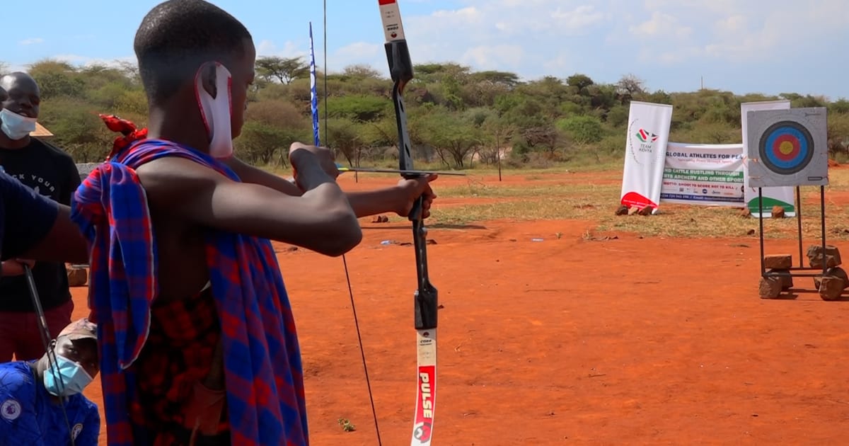 "Arrows for Peace" using archery to help youth in Kenya